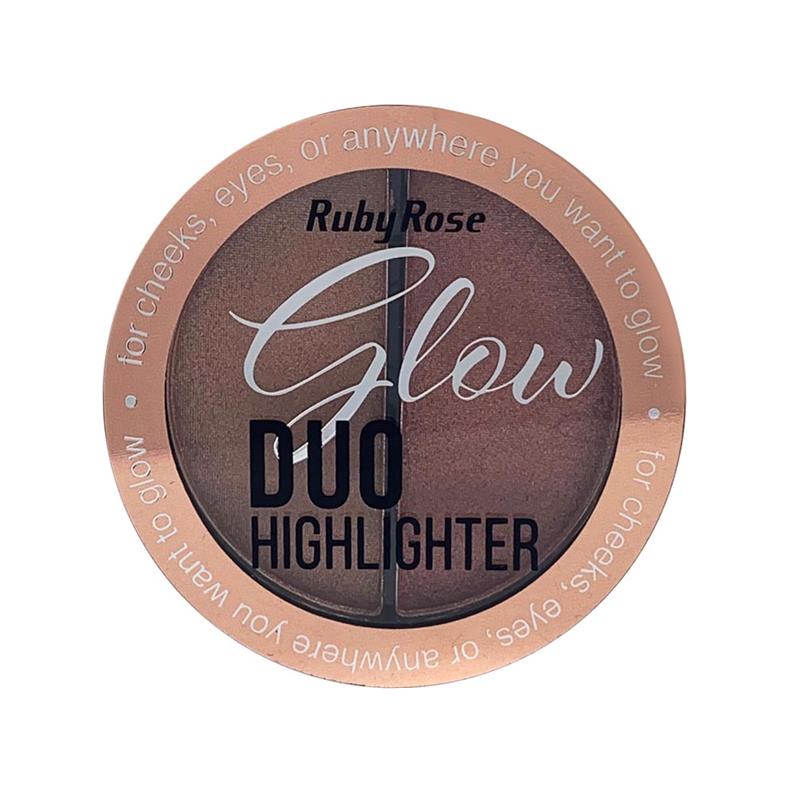 Iluminador Glow Duo Highlighter Ruby Rose | Mais Vaidosa - Iluminador ...