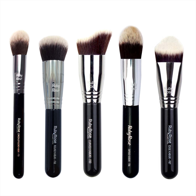 Kit Ruby Rose Pincel Linha Profissional 25 Pincéis Maquiagem | Mais ...
