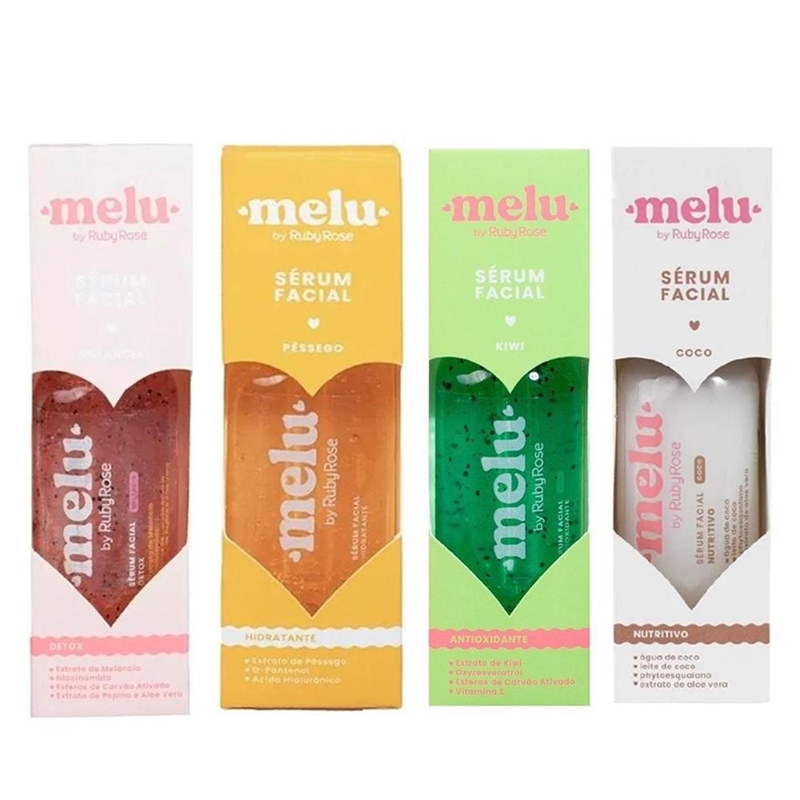 Kit Sérum Melu by Ruby Rose 30ml (4 produtos) | Mais Vaidosa - Kit ...