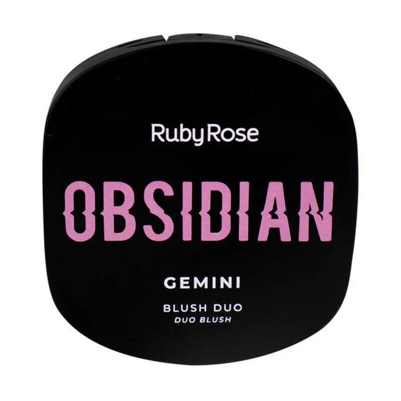 Blush Duo Obsidian Gemini Ruby Rose | Mais Vaidosa - Blush Duo Obsidian Cor 5 Gemini Ruby Rose ...
