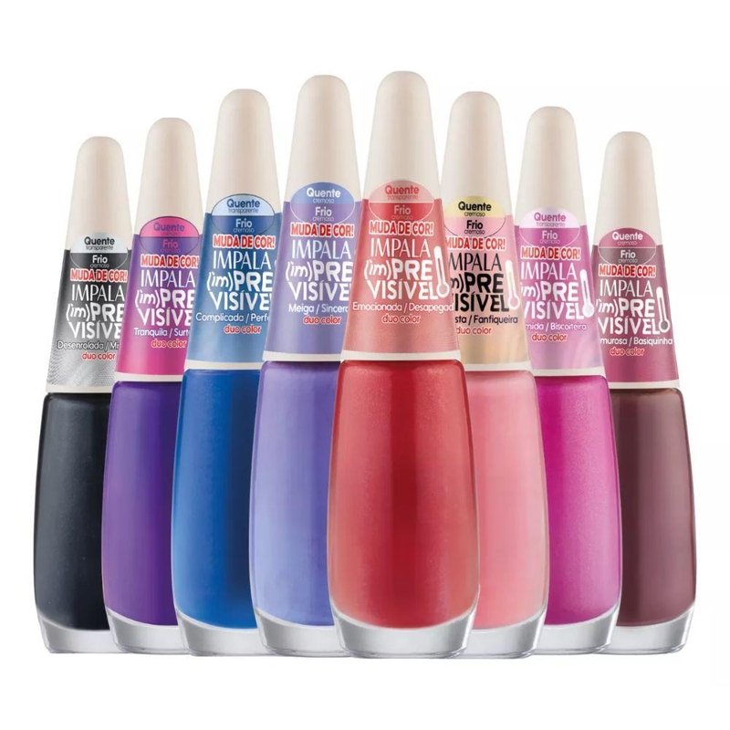 Kit 8 Esmaltes Impala (im)Previsível Duo Color | Mais Vaidosa - Kit 8 ...